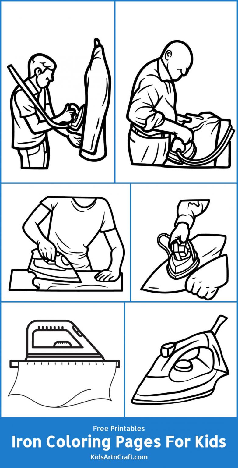 Iron Coloring Pages For Kids-Free Printable - Kids Art & Craft