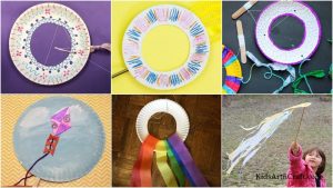 Kite Day Paper Plate Crafts for Kids - Kids Art & Craft