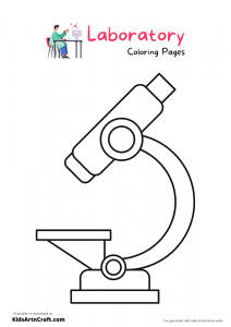 Laboratory Coloring Pages For Kids – Free Printables - Kids Art & Craft