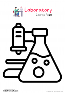 Laboratory Coloring Pages For Kids – Free Printables - Kids Art & Craft