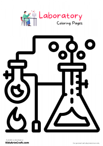 Laboratory Coloring Pages For Kids – Free Printables - Kids Art & Craft