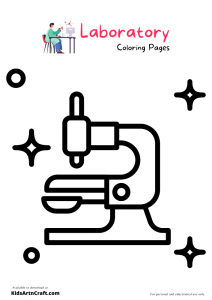 Laboratory Coloring Pages For Kids – Free Printables - Kids Art & Craft