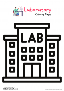 Laboratory Coloring Pages For Kids – Free Printables - Kids Art & Craft