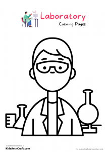 Laboratory Coloring Pages For Kids – Free Printables - Kids Art & Craft