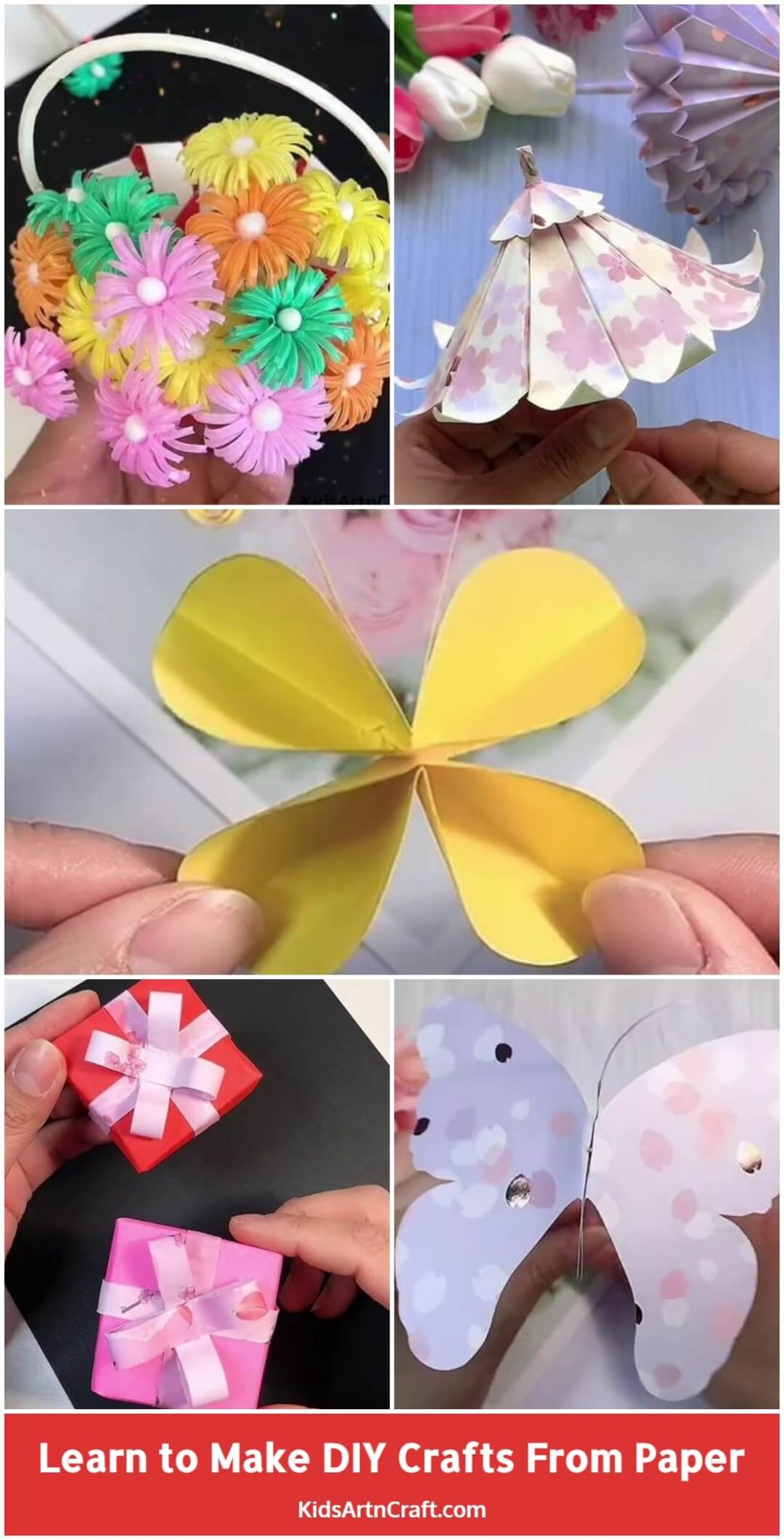 Learn to Make DIY Crafts from Paper – Recycled Crafts - Kids Art & Craft