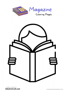 Magazine Coloring Pages For Kids-Free Printable - Kids Art & Craft