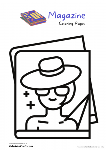 Magazine Coloring Pages For Kids-Free Printable - Kids Art & Craft