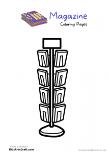 Magazine Coloring Pages For Kids-Free Printable - Kids Art & Craft