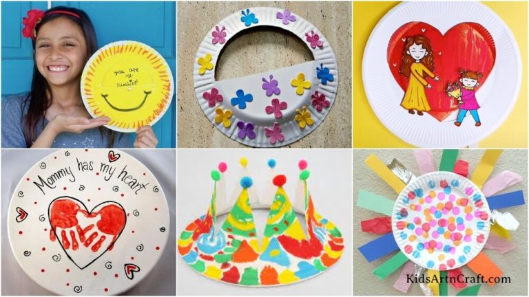 Mother’s Day Paper Plate Crafts for Kids - Kids Art & Craft