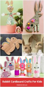 Rabbit Cardboard Crafts for Kids - Kids Art & Craft