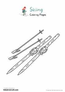 Skiing Coloring Pages For Kids – Free Printables - Kids Art & Craft