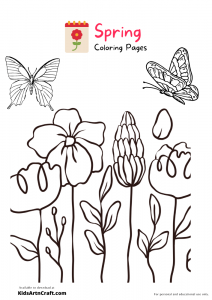 Spring Coloring Pages For Kids – Free Printables - Kids Art & Craft