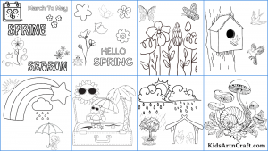Spring Coloring Pages For Kids – Free Printables - Kids Art & Craft