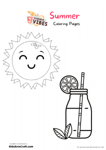 Summer Coloring Pages For Kids – Free Printables - Kids Art & Craft