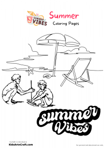 Summer Coloring Pages For Kids – Free Printables - Kids Art & Craft