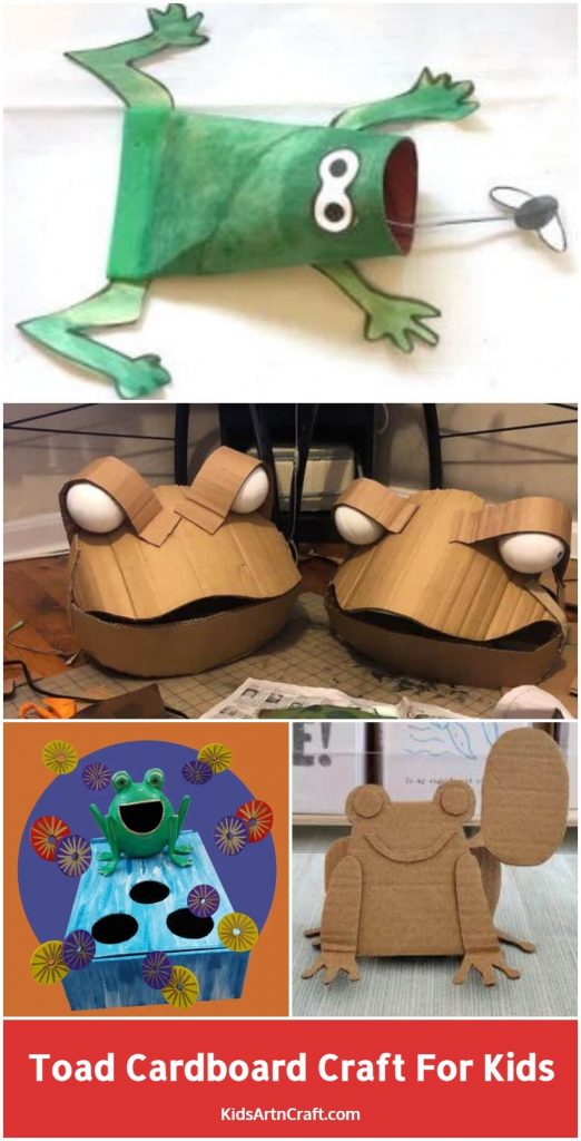 Toad Cardboard Craft For Kids - Kids Art & Craft