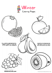 Winter Coloring Pages For Kids – Free Printables - Kids Art & Craft