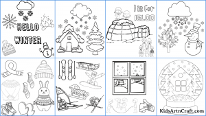 Winter Coloring Pages For Kids – Free Printables - Kids Art & Craft