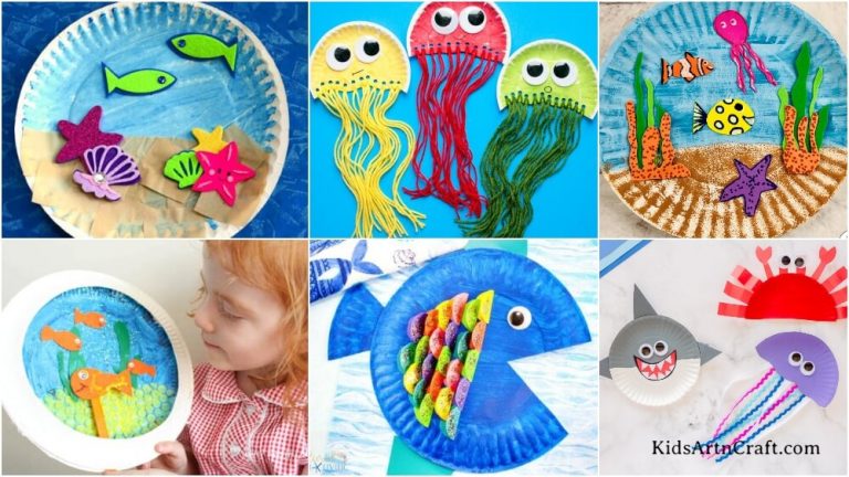 World Oceans Day Paper Plate Crafts for Kids - Kids Art & Craft