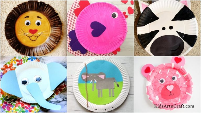 Zoo Lovers Day Paper Plate Crafts for Kids - Kids Art & Craft