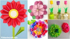 3D Flower Crafts for Kids - Kids Art & Craft