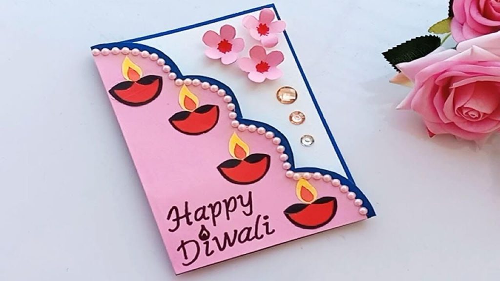 Diwali Greeting Card Ideas - Easy DIYs - Kids Art & Craft