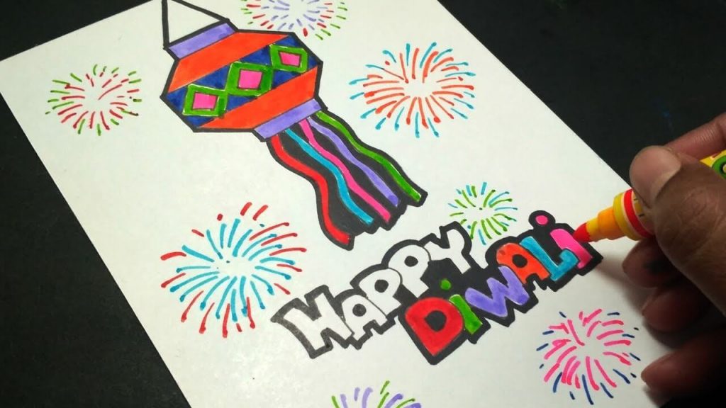 Diwali Drawing Projects for Kids - Kids Art & Craft
