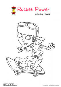 Rocket Power Coloring Pages For Kids – Free Printables - Kids Art & Craft