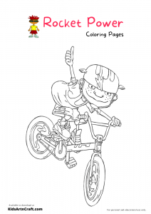 Rocket Power Coloring Pages For Kids – Free Printables - Kids Art & Craft