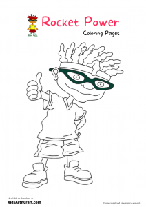 Rocket Power Coloring Pages For Kids – Free Printables - Kids Art & Craft