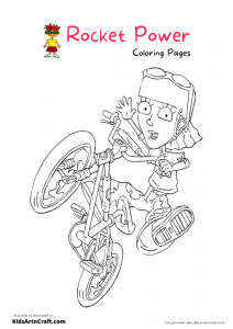 Rocket Power Coloring Pages For Kids – Free Printables - Kids Art & Craft