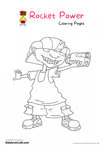 Rocket Power Coloring Pages For Kids – Free Printables - Kids Art & Craft
