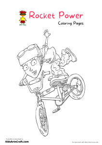 Rocket Power Coloring Pages For Kids – Free Printables - Kids Art & Craft