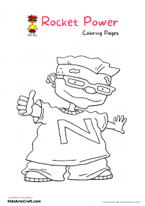 Rocket Power Coloring Pages For Kids – Free Printables - Kids Art & Craft