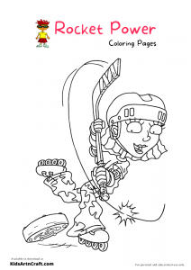 Rocket Power Coloring Pages For Kids – Free Printables - Kids Art & Craft