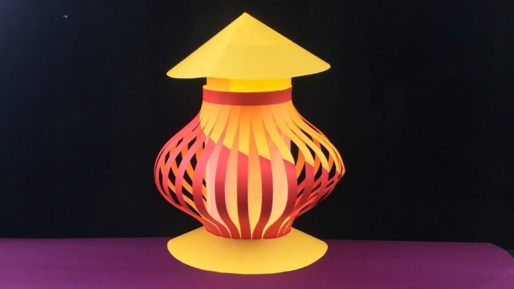 Learn to Make Diwali Lantern Paper Crafts - Kids Art & Craft