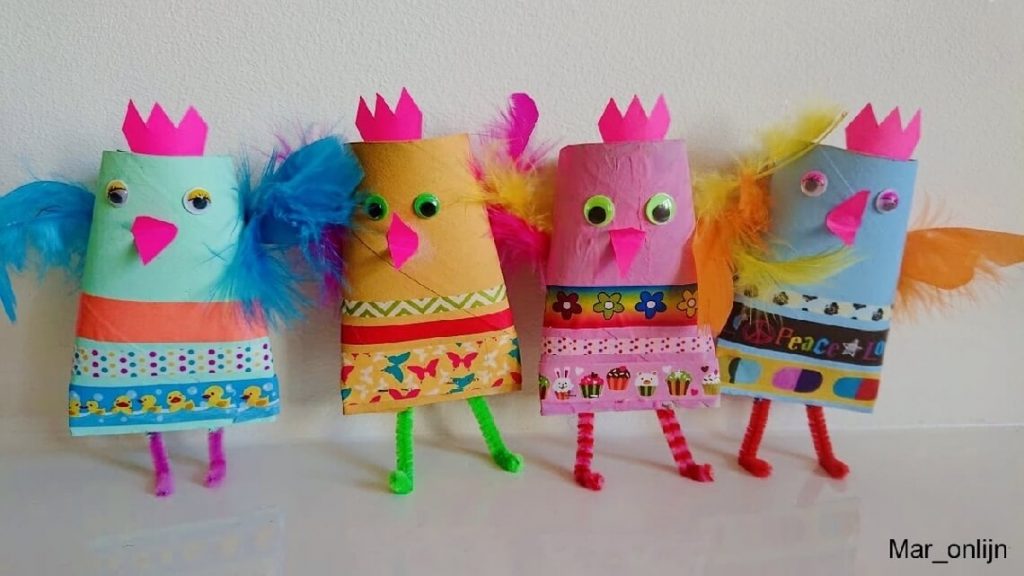 Chicken Cardboard Crafts For Kids - Kids Art & Craft
