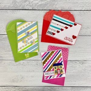 Easy Washi Paper Tape Card Ideas - Kids Art & Craft