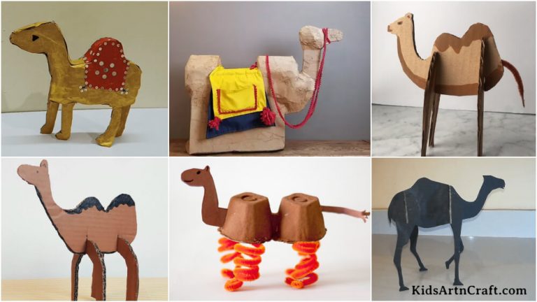 Camel Cardboard Crafts For Kids - Kids Art & Craft