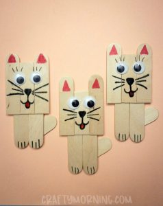 Popsicle Sticks Animal Crafts For Kids - Kids Art & Craft