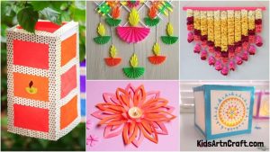 Diwali Paper Crafts to Celebrate the Festival - Kids Art & Craft