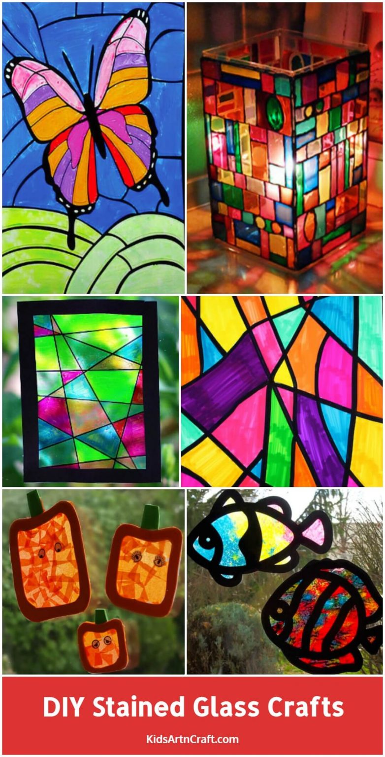 DIY Stained Glass Crafts for Kids - Kids Art & Craft