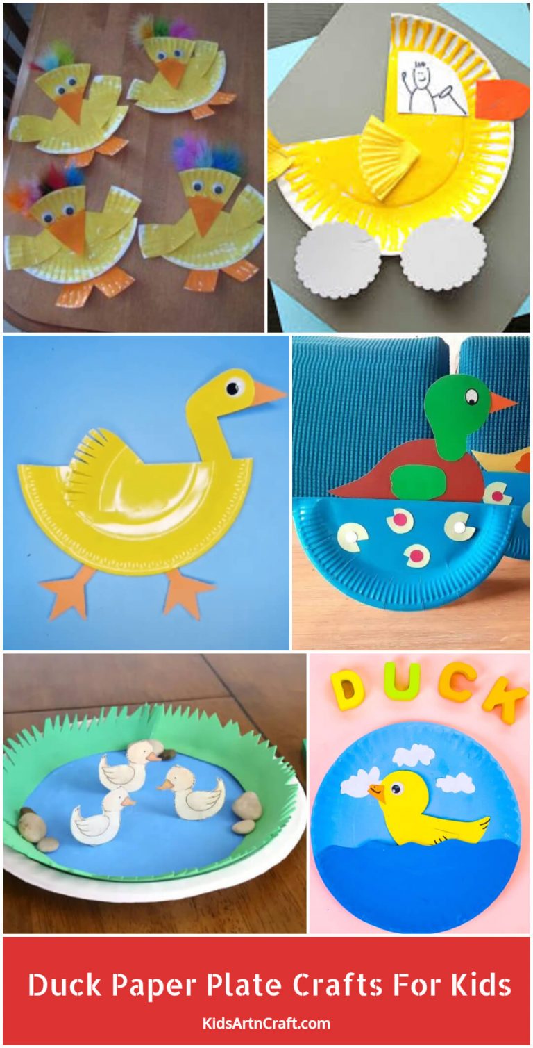 Duck Paper Plate Crafts For Kids - Kids Art & Craft