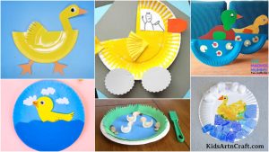 Duck Paper Plate Crafts For Kids - Kids Art & Craft