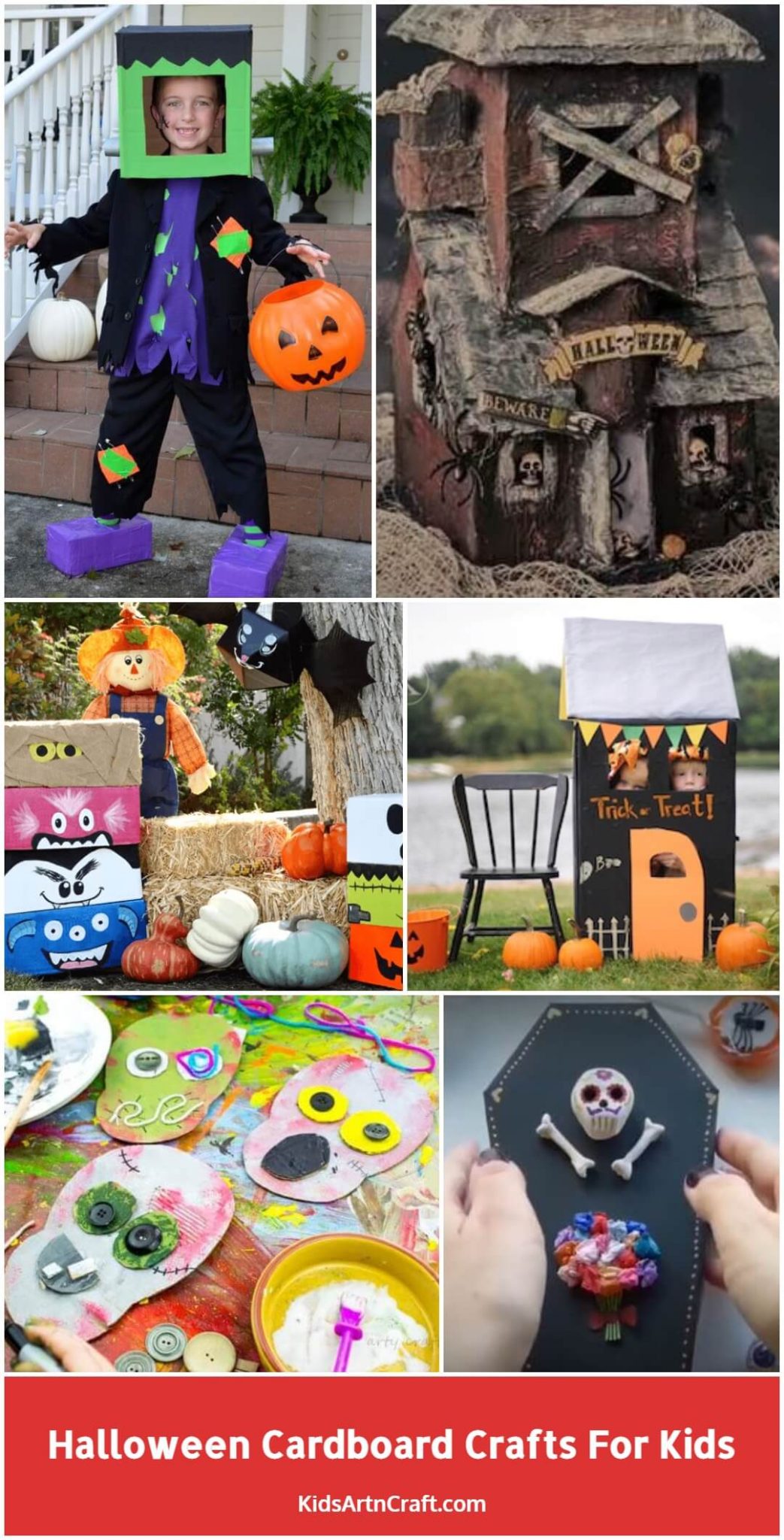 Halloween Cardboard Crafts for Kids - Kids Art & Craft
