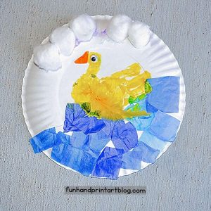 Duck Paper Plate Crafts For Kids - Kids Art & Craft