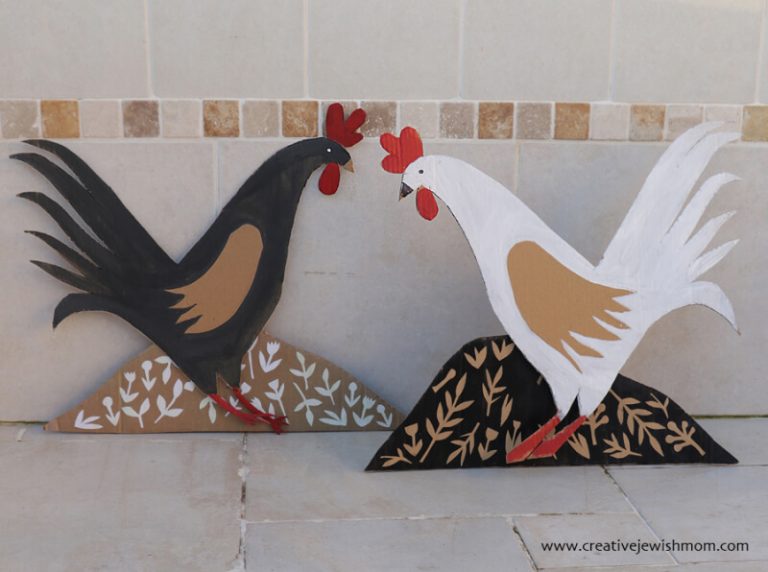 Chicken Cardboard Crafts For Kids - Kids Art & Craft