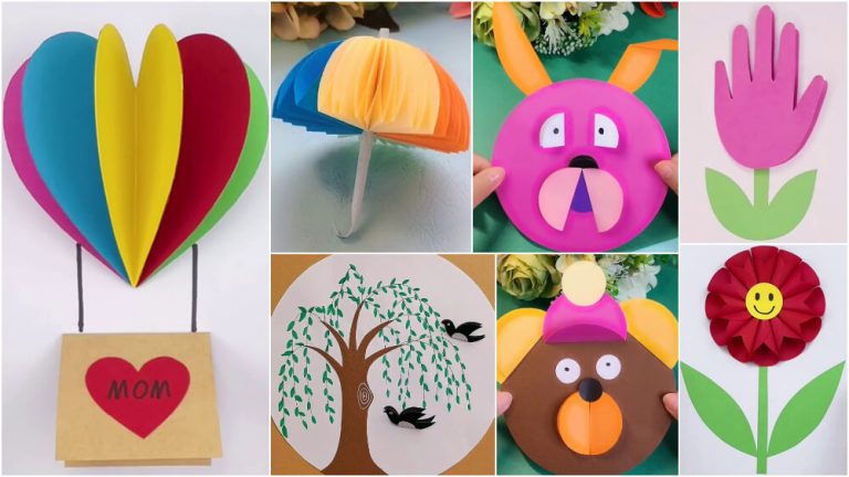 Fun Paper Crafts For Kids School Project - Kids Art & Craft