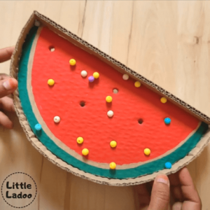 Watermelon Cardboard Crafts For Kids - Kids Art & Craft