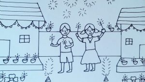 Diwali Drawing Projects for Kids - Kids Art & Craft